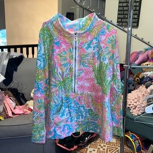 Lilly Pulitzer | Jackets & Coats | Lilly Pulitzer Quarter Zip | Poshmark